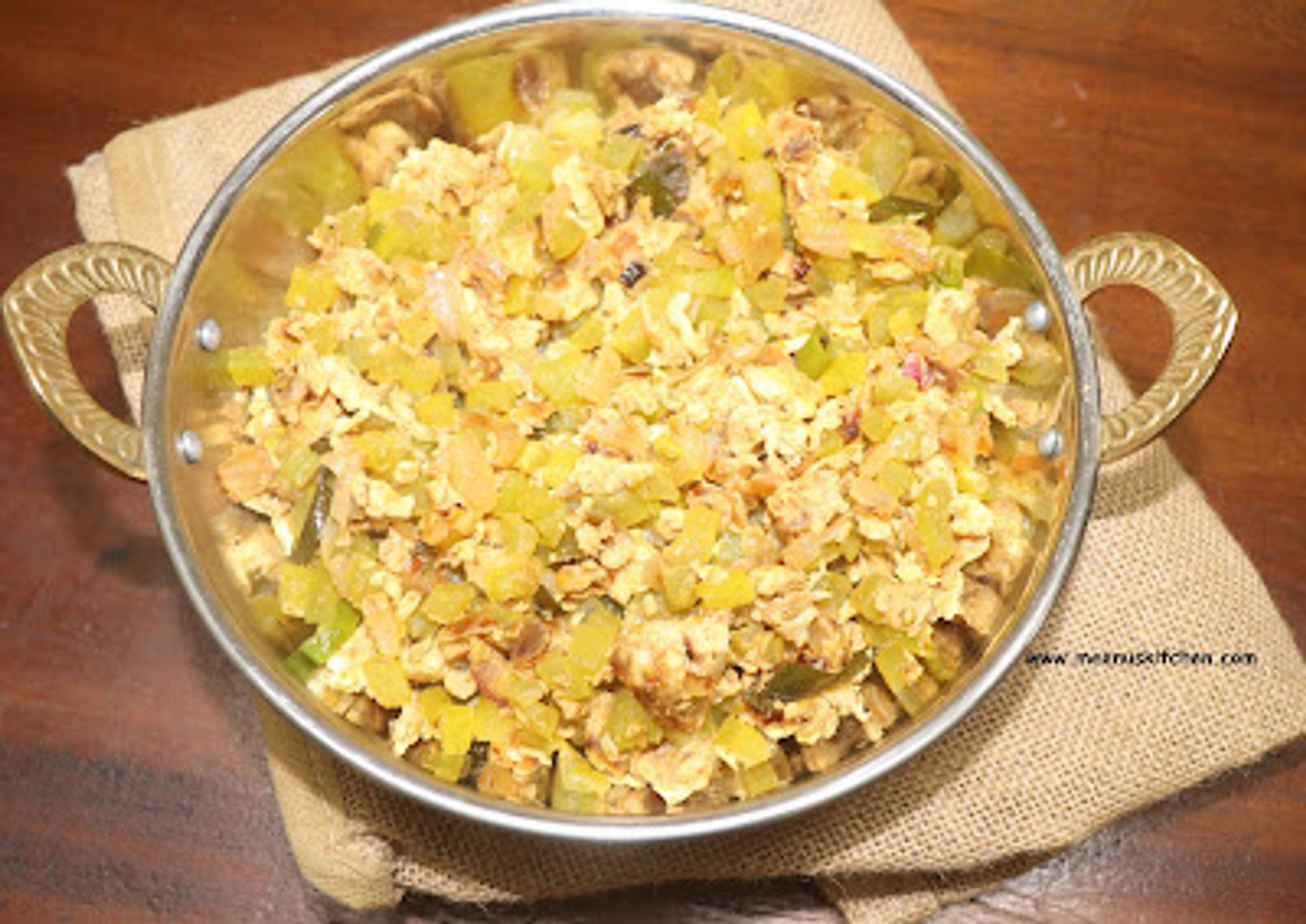 Snake Gourd with Egg stir fry - My Recipe Magic