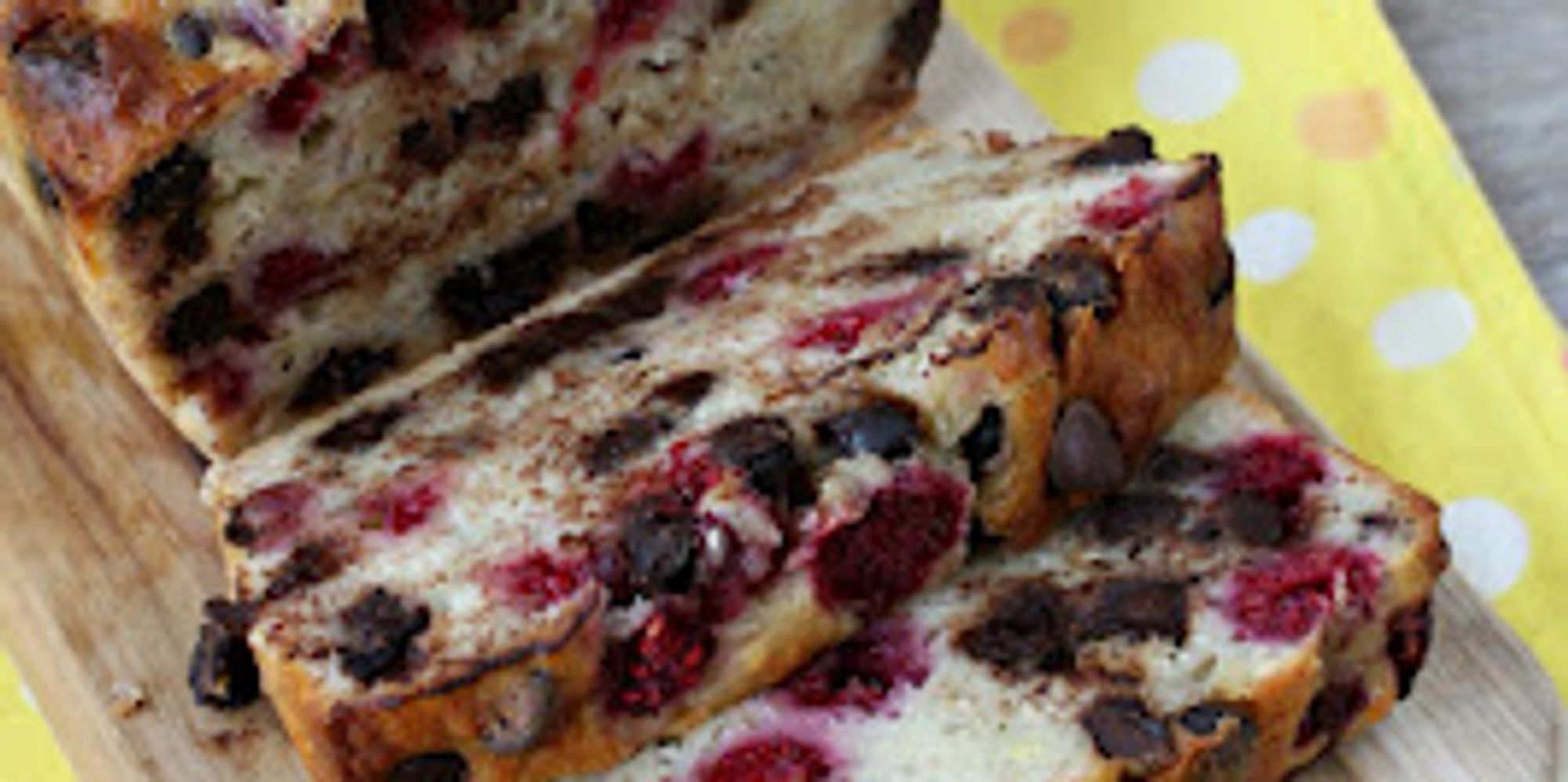 Raspberry Dark Chocolate Bread - My Recipe Magic