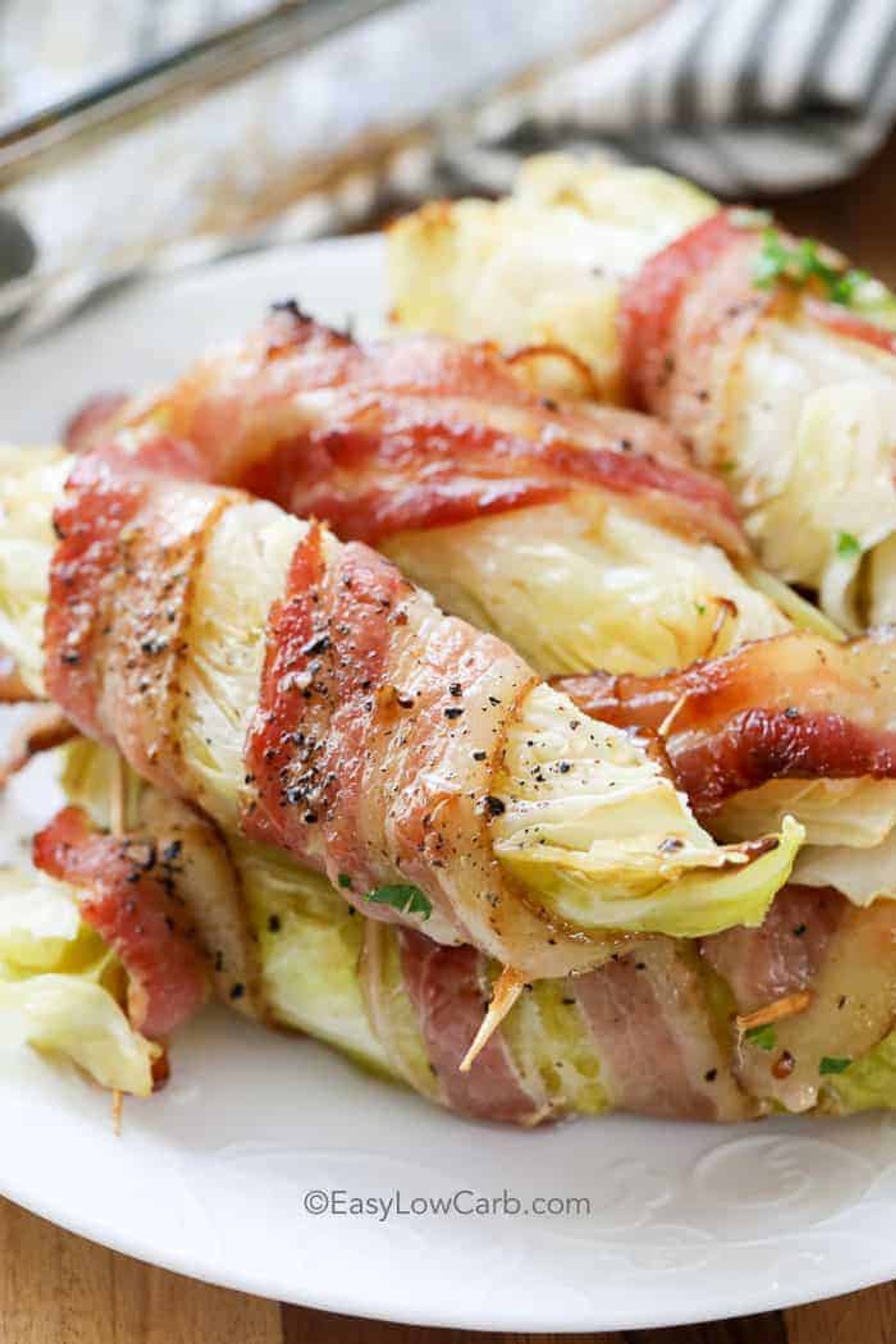 Bacon Wrapped Cabbage (keto/low carb) - - My Recipe Magic