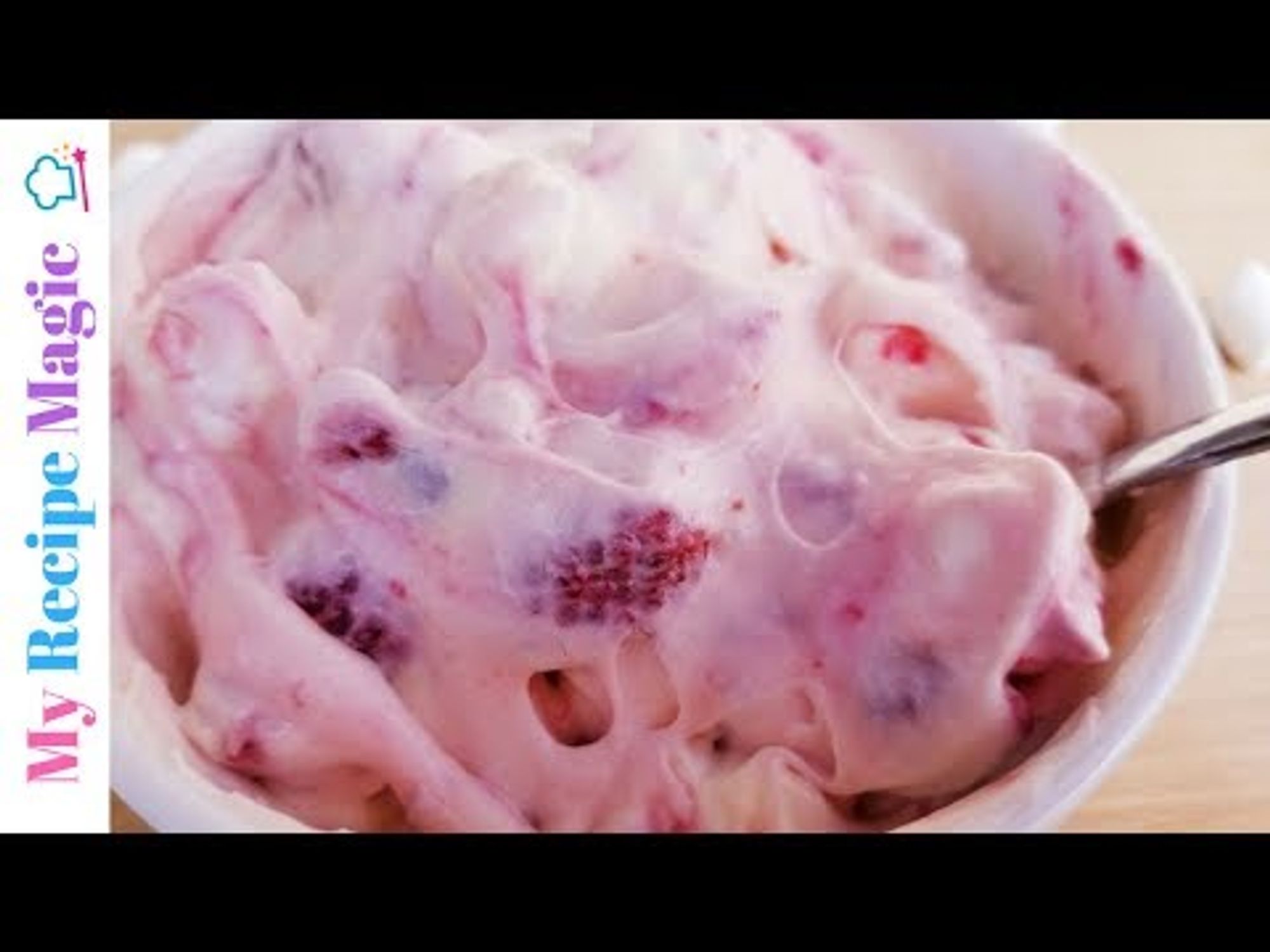Raspberry Marshmallow Fluff Salad - My Recipe Magic