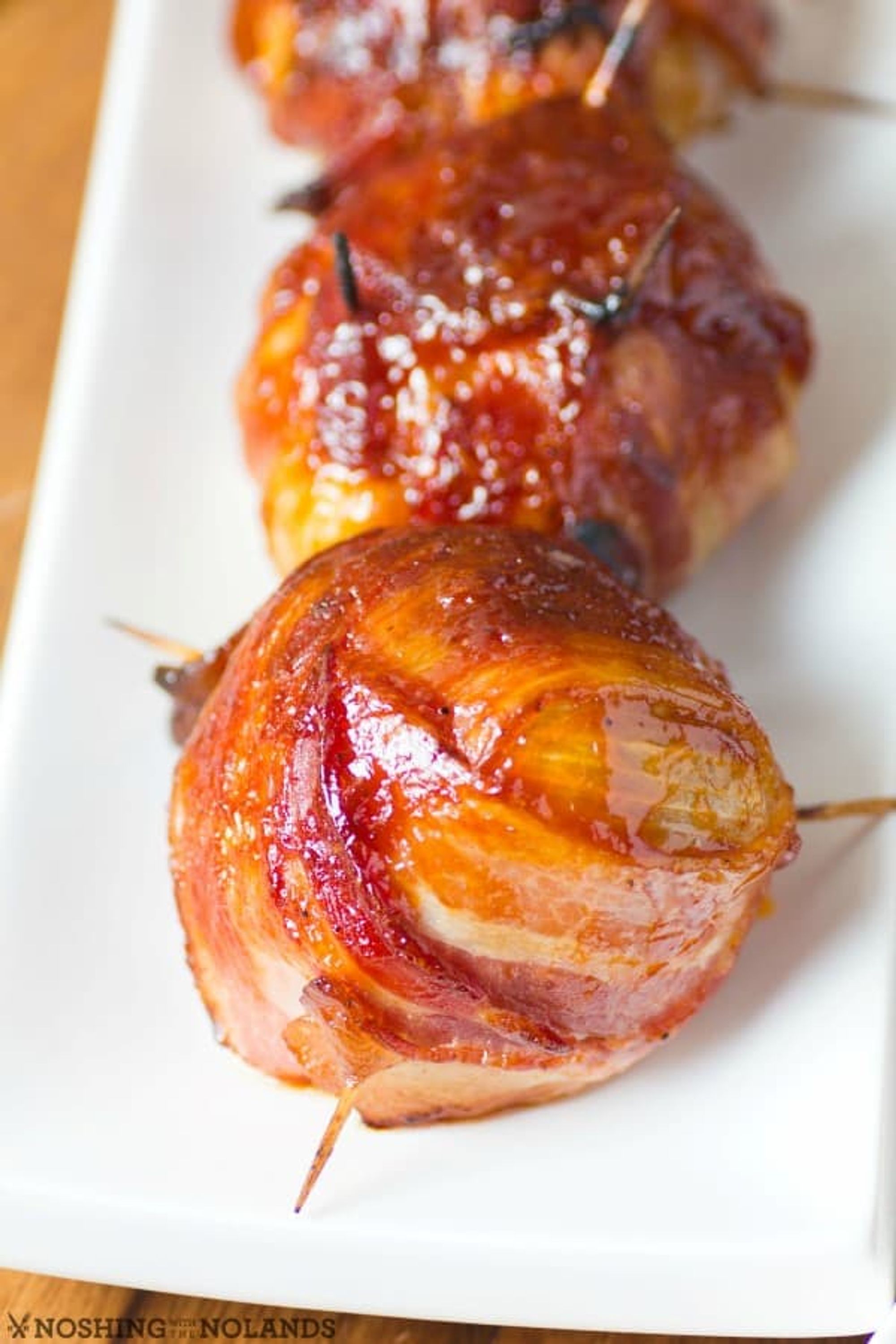 BBQ Bacon Wrapped Onion Bombs are delectable right out of the oven ...