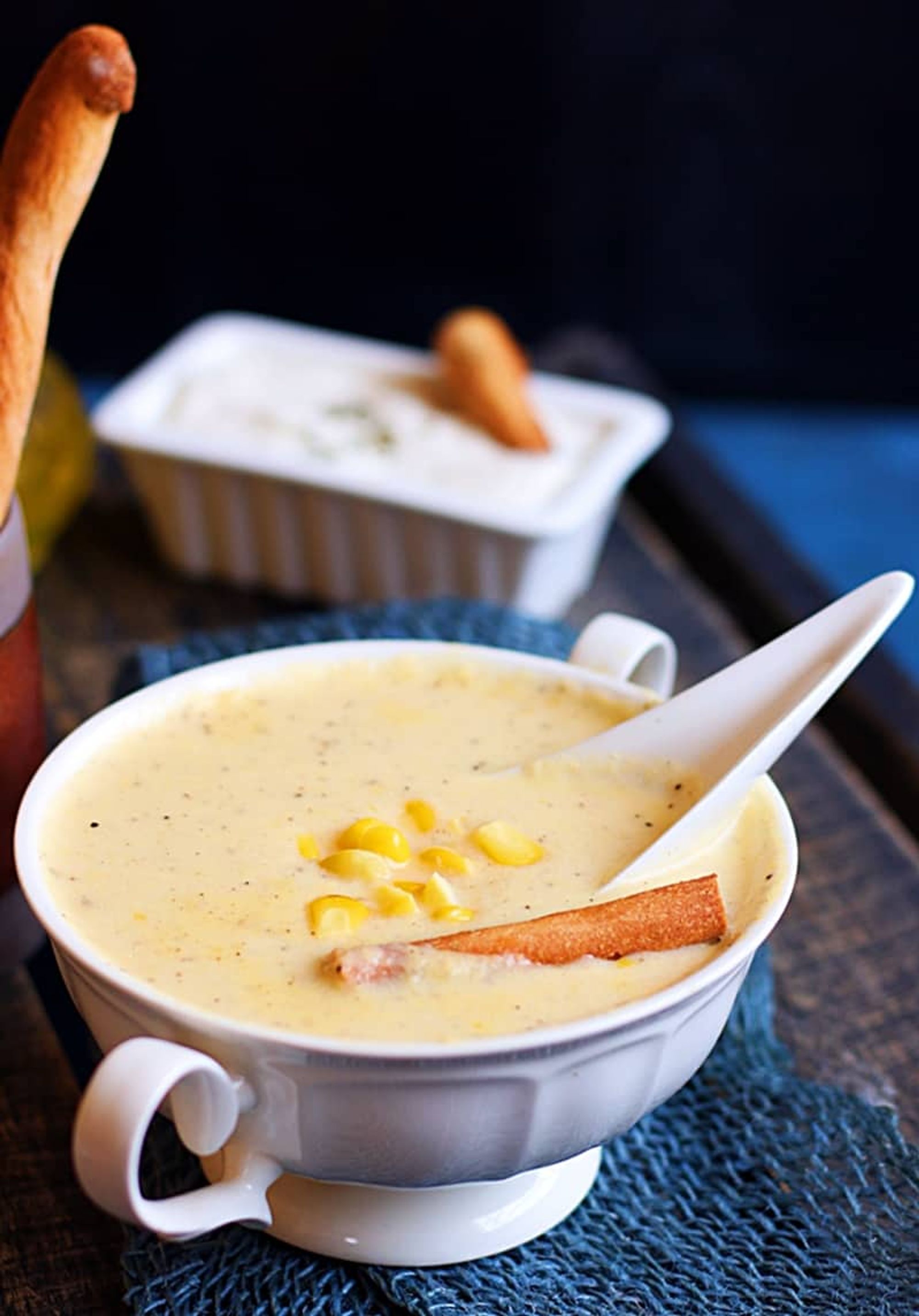Cream Of Sweet Corn Soup Recipe Easy Soup Recipes My Recipe Magic