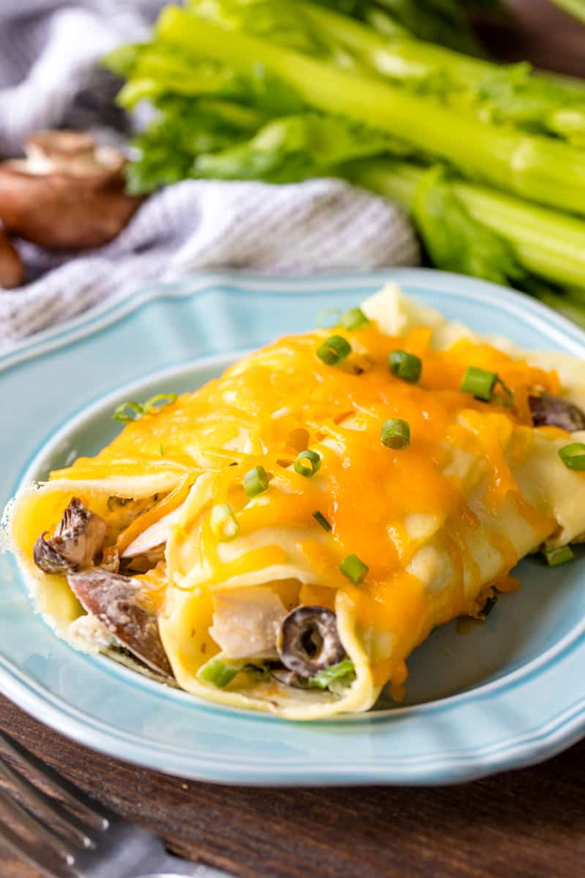 Savory Cheesy Chicken Crepes - My Recipe Magic