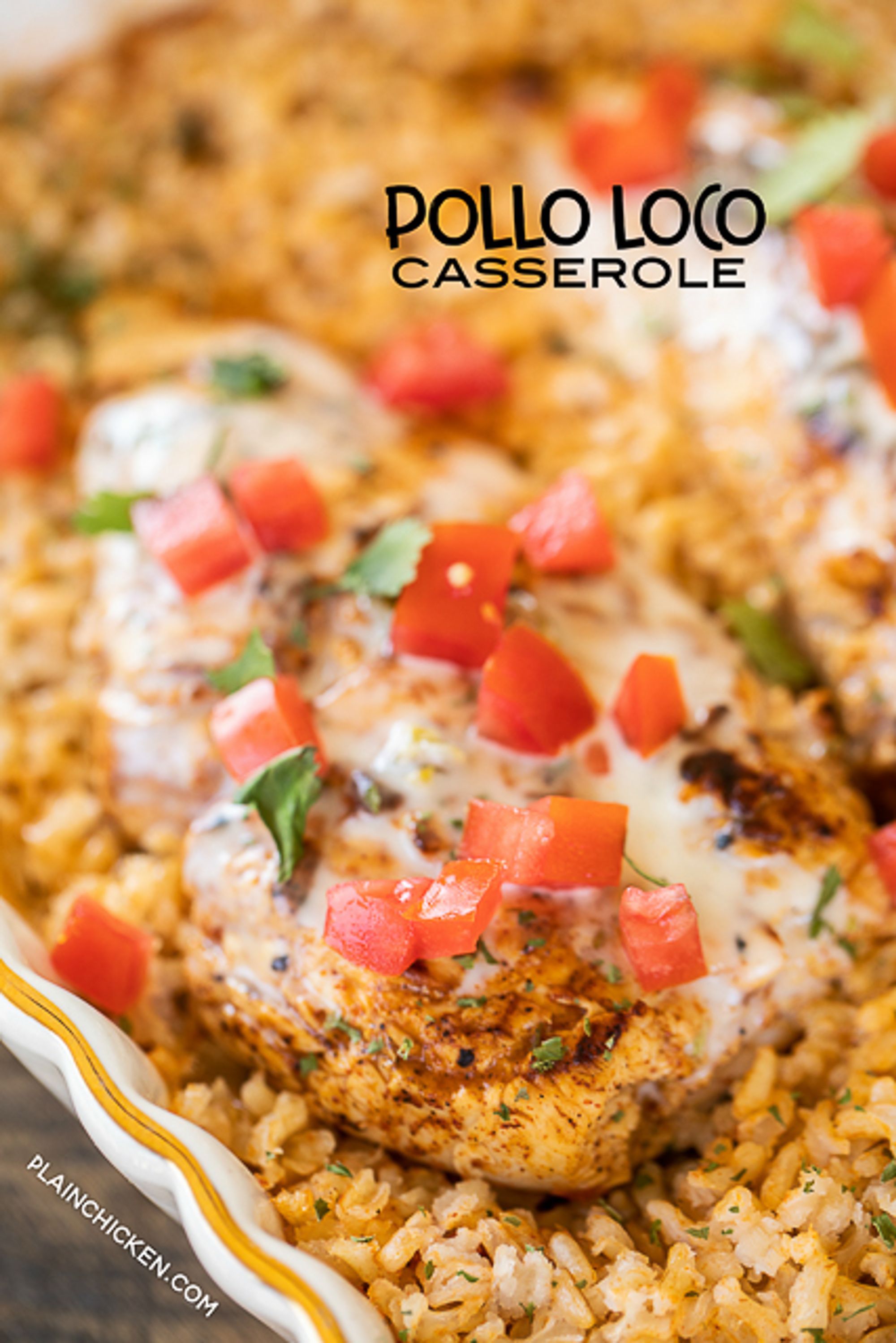 Pollo Loco Casserole | Plain Chicken - My Recipe Magic