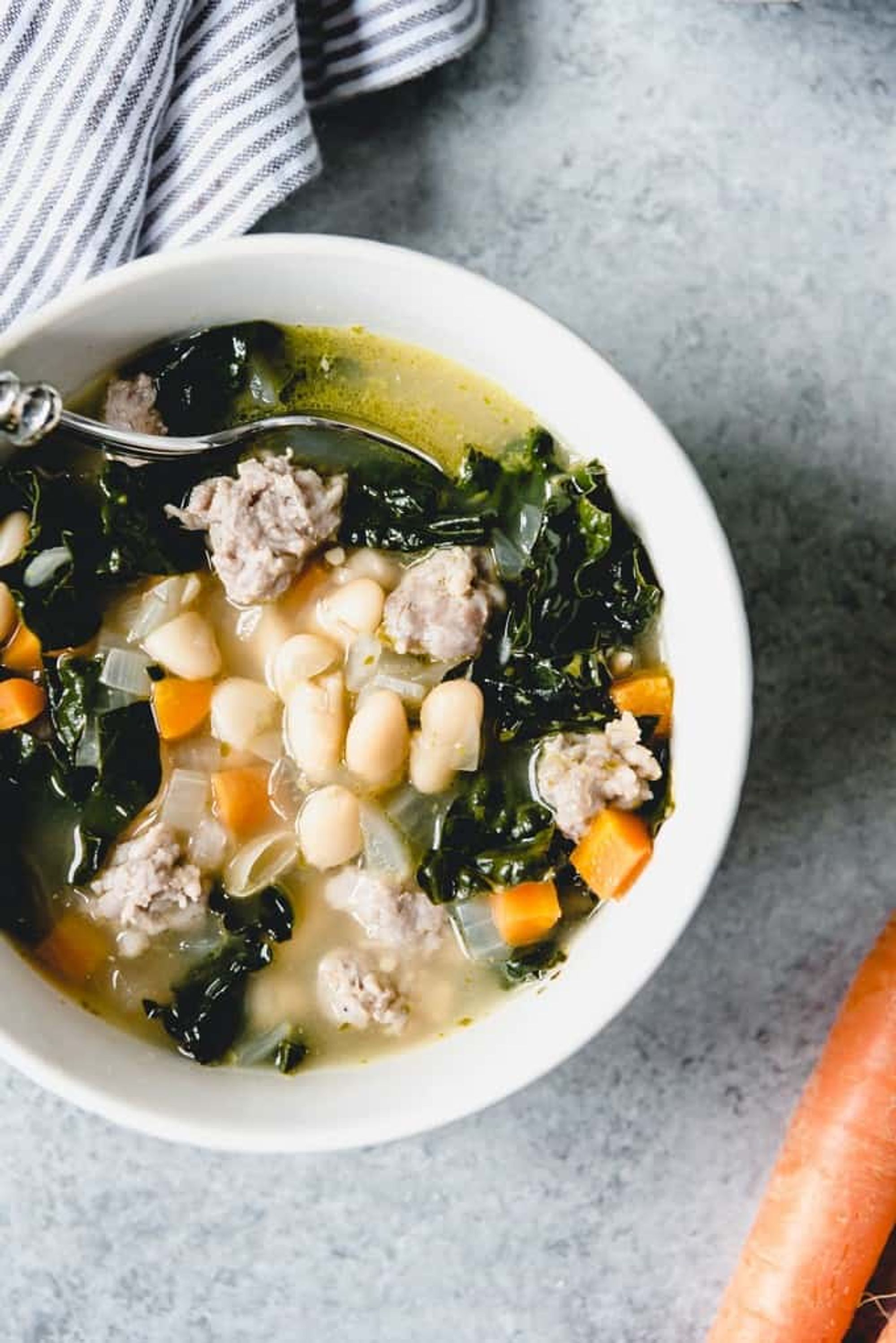 Slow Cooker Tuscan White Bean Soup House Of Nash Eats My Recipe Magic