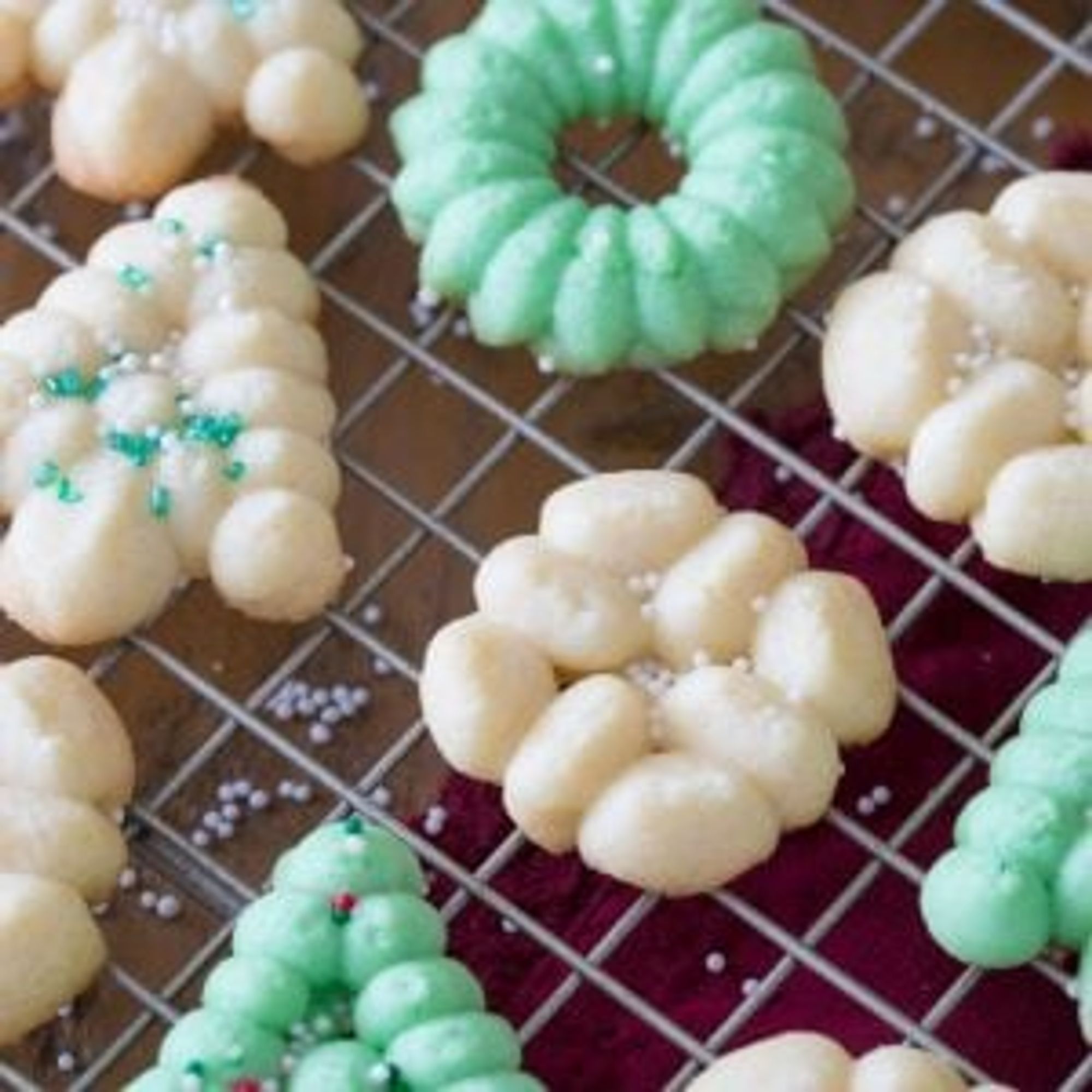 Spritz Cookies - Sugar Spun Run - My Recipe Magic