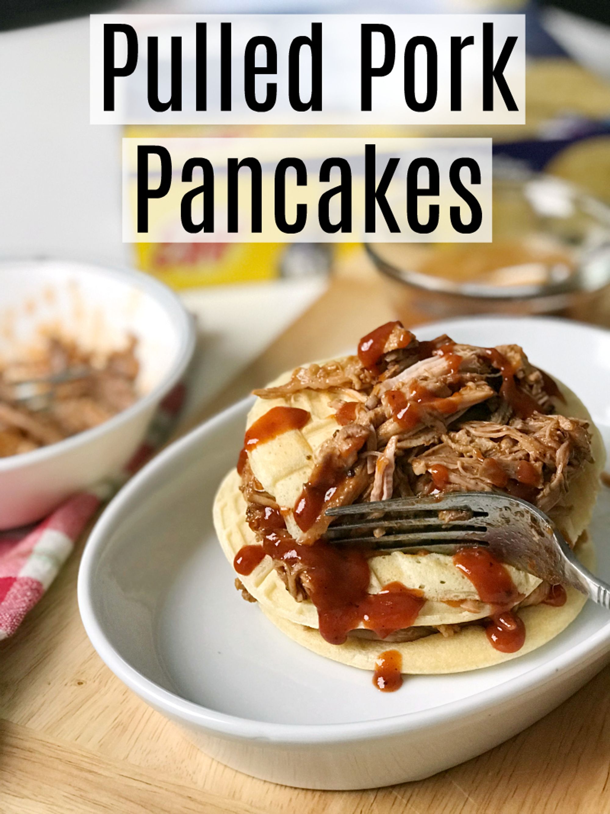 Out of This World Pulled Pork Pancakes - My Recipe Magic