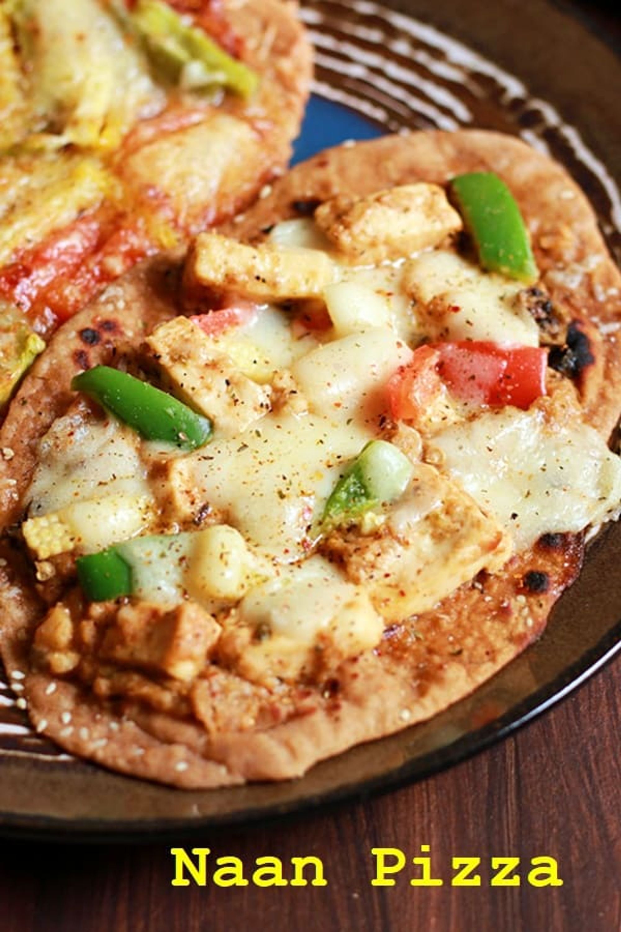 Naan Pizza Recipe | How To Make Naan Pizza | Cook Click n Devour - My ...