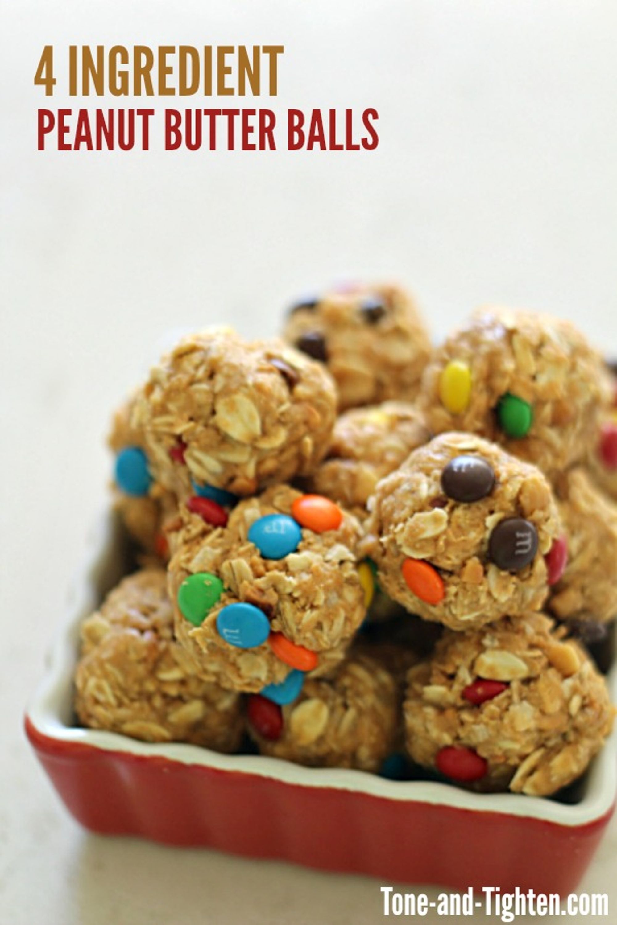 4 Ingredient Peanut Butter Balls - My Recipe Magic